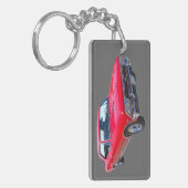 Red 1966 Chevy Chevelle SS 396 Keychain | Zazzle
