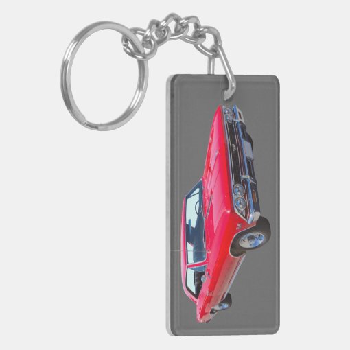Red 1966 Chevy Chevelle SS 396 Keychain | Zazzle