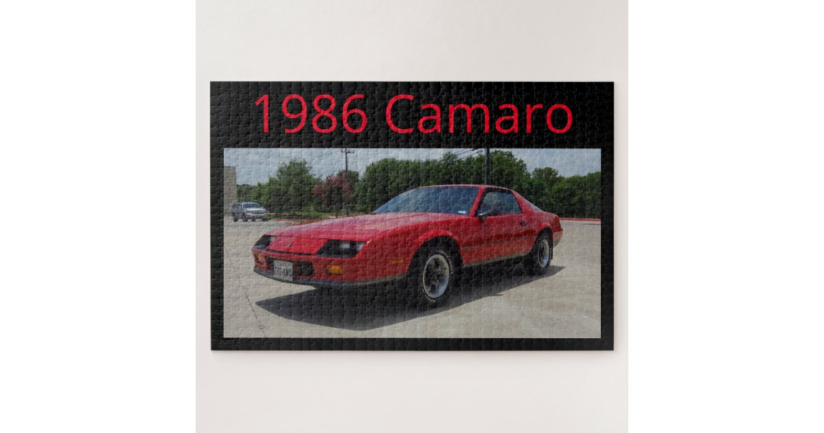 Red 1986 Camaro Puzzle | Zazzle