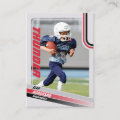 Red American Football Trading Card For Kids | Zazzle