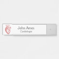 Red Anatomical Heart Cardiology Medical Door Sign | Zazzle