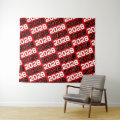 Red and Black ANY Class Year Graduation Backdrop | Zazzle