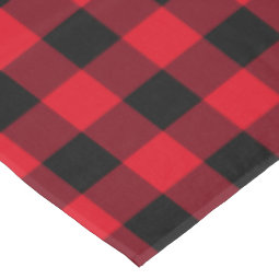 Red and Black Buffalo Check Tablecloth | Zazzle