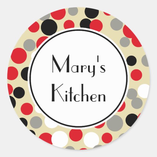 Red and Black Custom Stickers | Zazzle.com