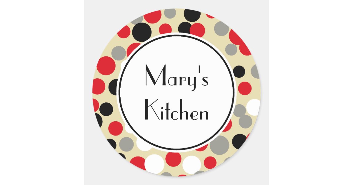 Red and Black Custom Stickers | Zazzle