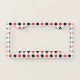 Red and Black Diamonds License Plate Frame | Zazzle