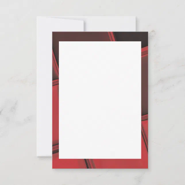 Red and Black Keys Border Blank Invitation | Zazzle