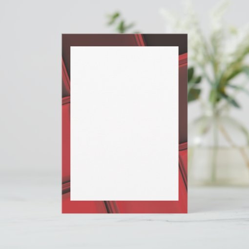 Red and Black Keys Border Blank Invitation | Zazzle