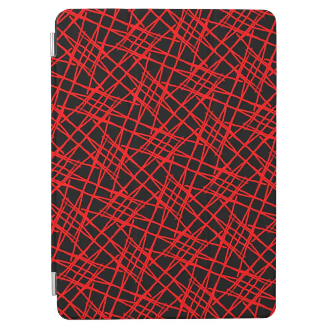 Red and Black Patterned iPad Case | Zazzle