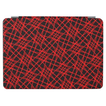 Red and Black Patterned iPad Case | Zazzle