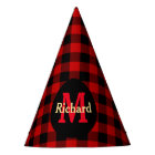 Black Checkered Party Hat | Zazzle.com