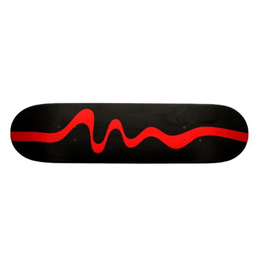 Red and Black Skateboard | Zazzle