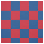Red and yellow checkerboard pattern fabric | Zazzle