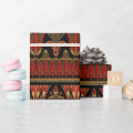 Red and Gold Art Deco Wrapping Paper | Zazzle