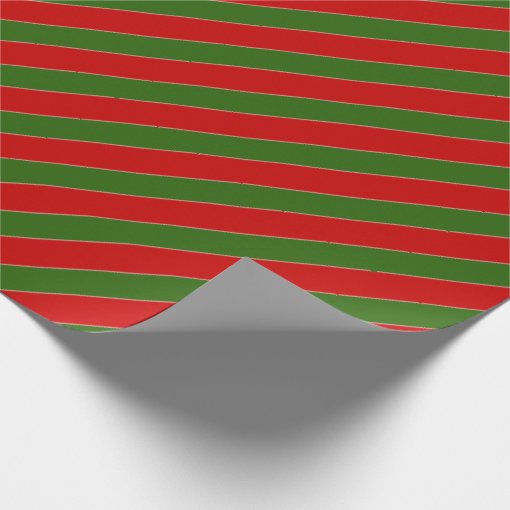 Red and Green Diagonal Stripes Wrapping Paper | Zazzle