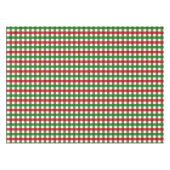 Red and Green Gingham Pattern Tablecloth | Zazzle