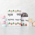 Red and green Merry Christmas kids wrappingpaper | Zazzle