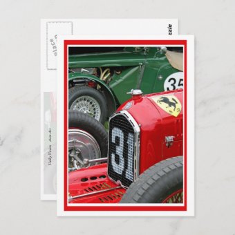 Red and Green Postcard | Zazzle