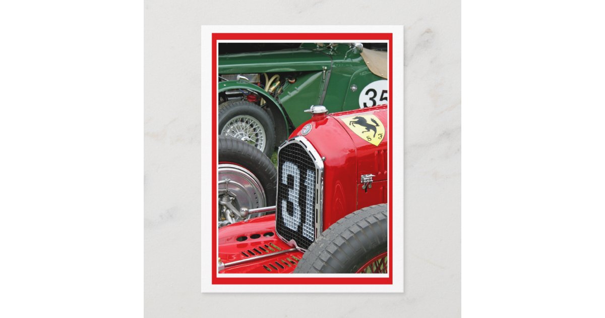 Red and Green Postcard | Zazzle