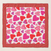 Red and Pink Heart Scarf | Zazzle