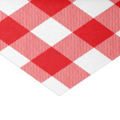 Red and White Buffalo Check Pattern Tissue Paper | Zazzle