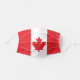 Red and White Canadian Flag Adult Cloth Face Mask | Zazzle