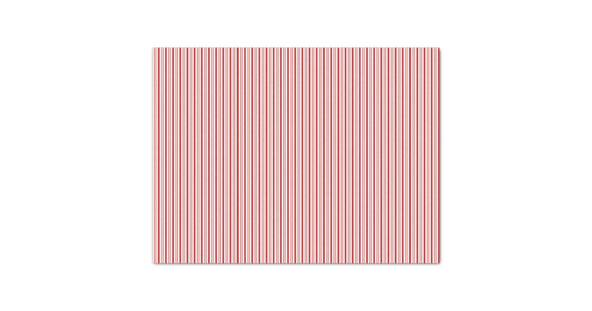 Red and White Candy Canes Tissue Paper | Zazzle