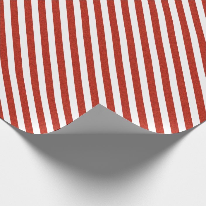 Red and White classic christmas stripes Wrapping Paper | Zazzle.com
