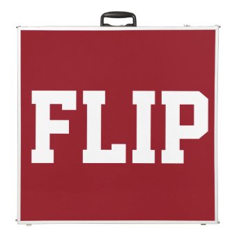 Red and White Official Flip Cup Table | Zazzle