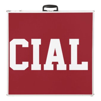 Red and White Official Flip Cup Table | Zazzle