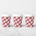 Red and White Paper Cups | Zazzle