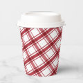 Red and White Paper Cups | Zazzle