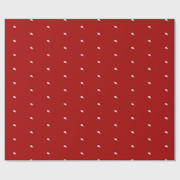 Red and White Stars Wrapping Paper | Zazzle
