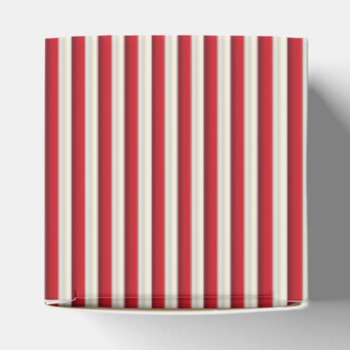 Red and White Striped Favor Box | Zazzle