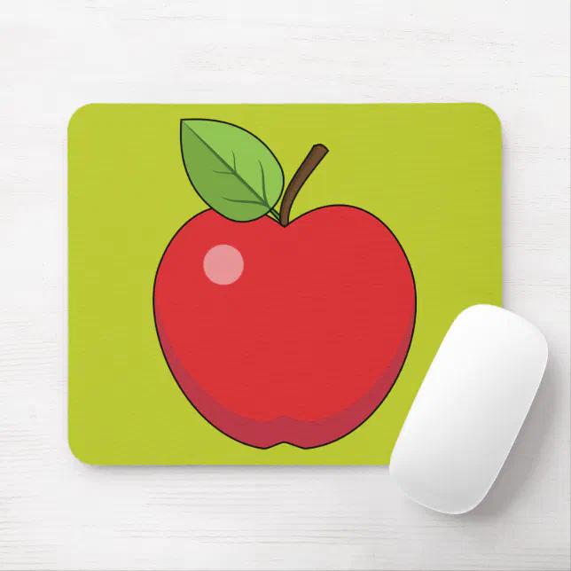Red Apple Mouse Pad | Zazzle