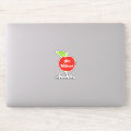 Red apple teacher appreciation Thank You Sticker | Zazzle