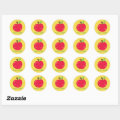 Red Apple Teacher Rewards Classic Round Sticker | Zazzle