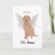 Red Apricot Golden Doodle Sympathy Memorial Card | Zazzle
