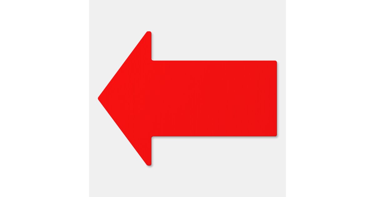 Red Arrow Sign | Zazzle