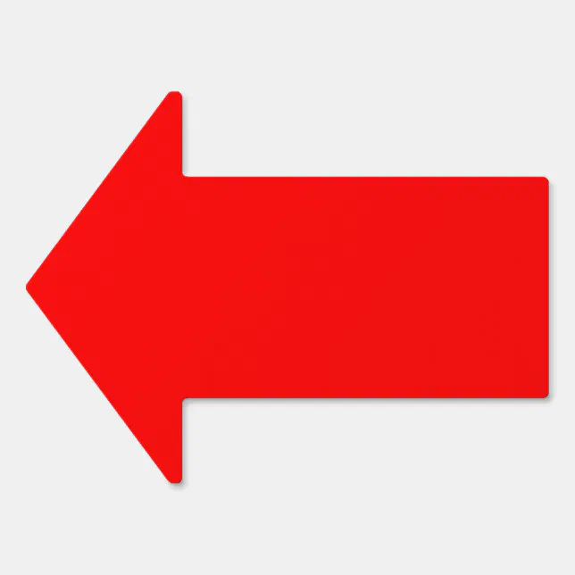Red Arrow Sign | Zazzle