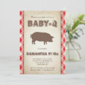 Red BabyQ Baby Shower, BBQ Baby Q Invite | Zazzle