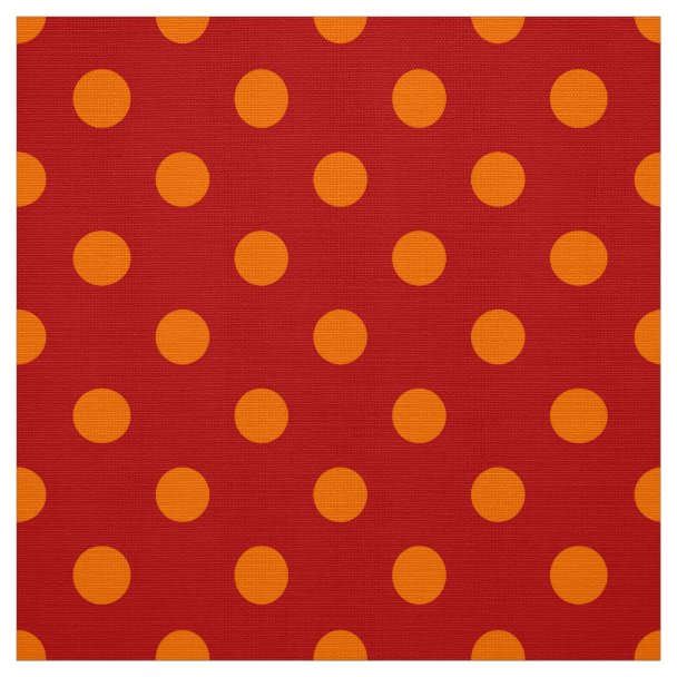 Polka dot background fabric | Zazzle