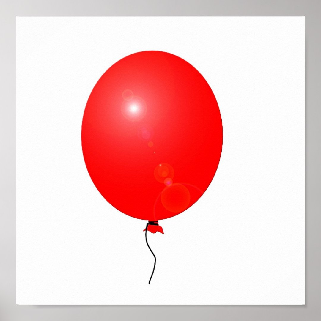 red balloon poster | Zazzle
