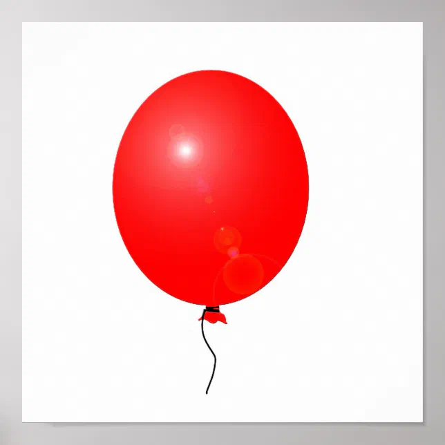 red balloon poster | Zazzle