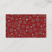 Red Bandana Business Cards | Zazzle