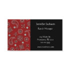 Red Bandana Business Cards | Zazzle