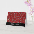 Red Bandana Personalized Greeting Card | Zazzle