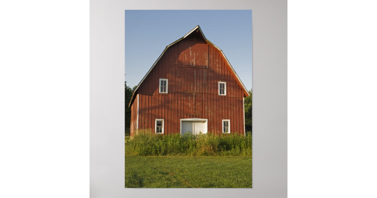 Red Barn Front Poster | Zazzle