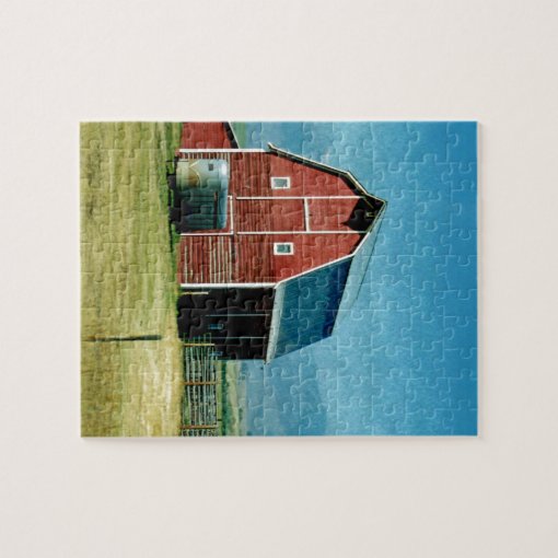 Red Barn Jigsaw Puzzle | Zazzle