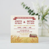 Red Barn Wedding Invitation | Zazzle